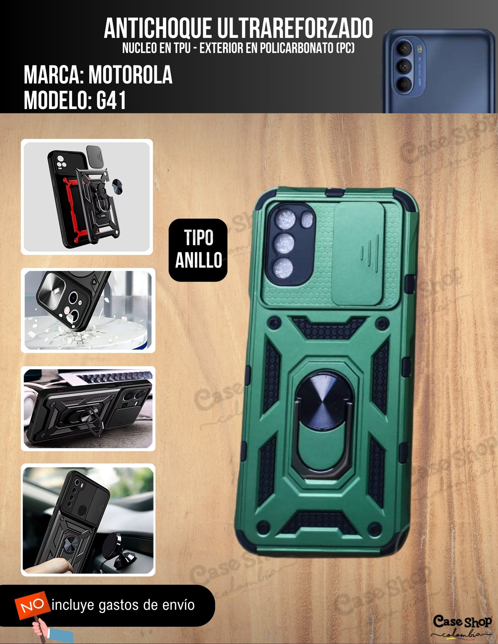 Antichoque ultra reforzado Motorola G41 – CaseShopColombia